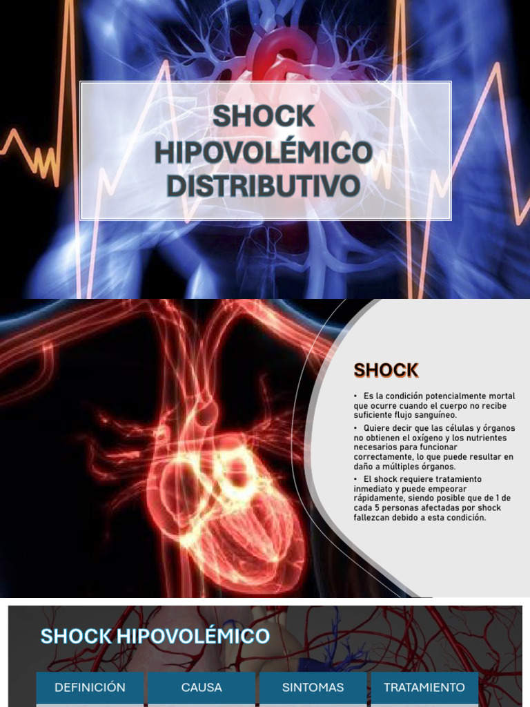 Tipos y Tratamientos del Shock Médico | PDF | Enfermedades y trastornos ...