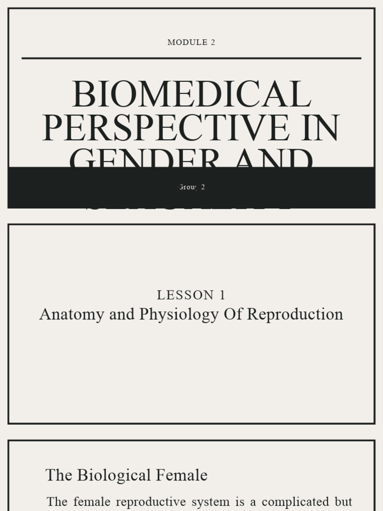 Module 2 Biomedical Perspective in Gender and Sexuality Group 2 | PDF ...