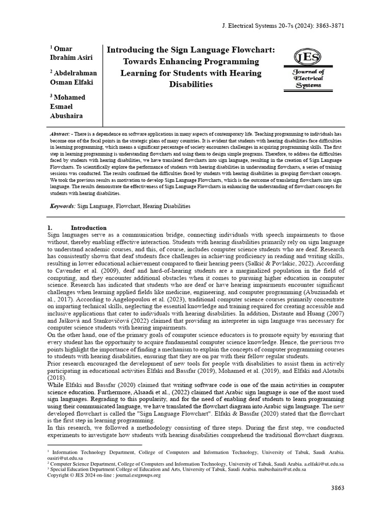 Introducing The Sign Language Flowchart: Towards Enhancing Programming ...