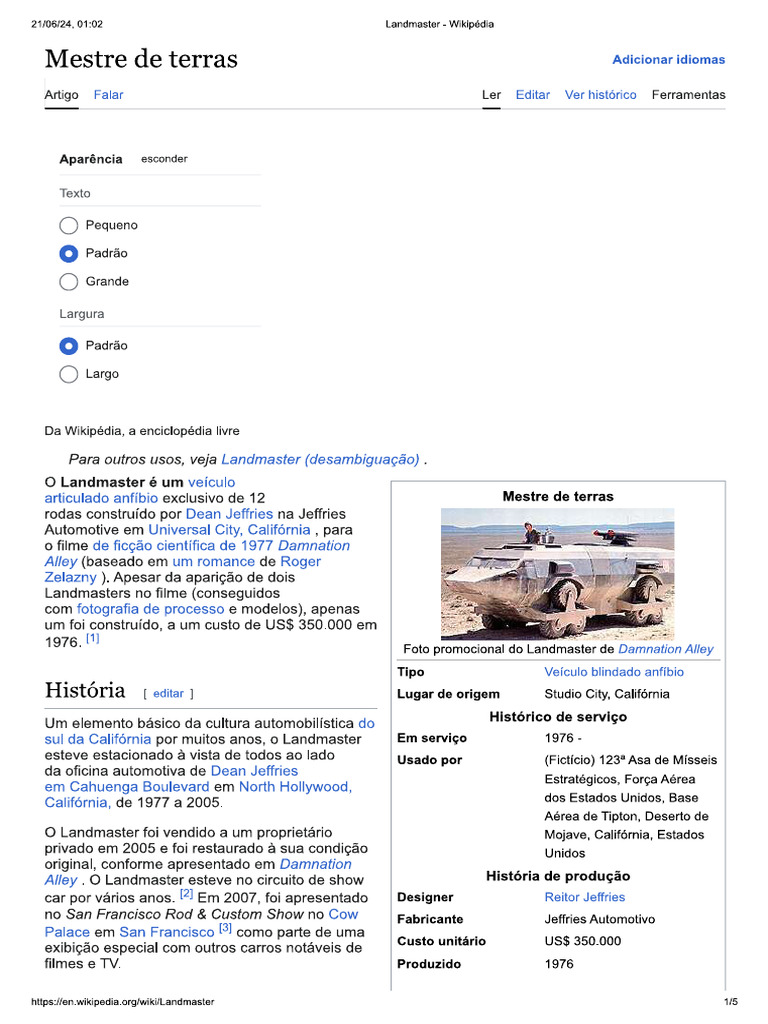 Landmaster POR | PDF