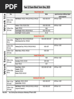 January 2025 - External Exam Timetable | PDF