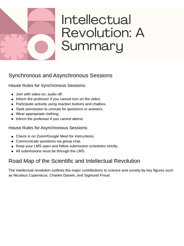 Intellectual Revolution A Summary | PDF | Science | Sigmund Freud