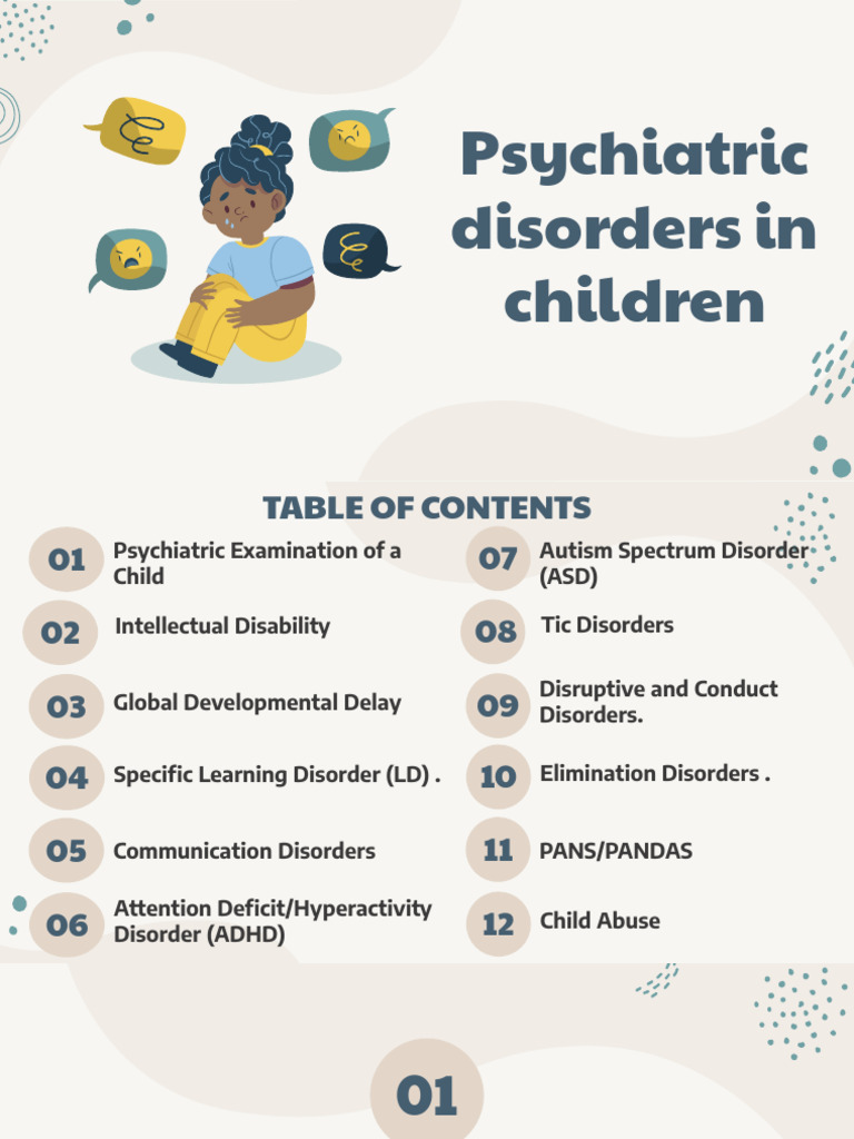 Psychiatric Disorders in Children | PDF | Attention Deficit ...