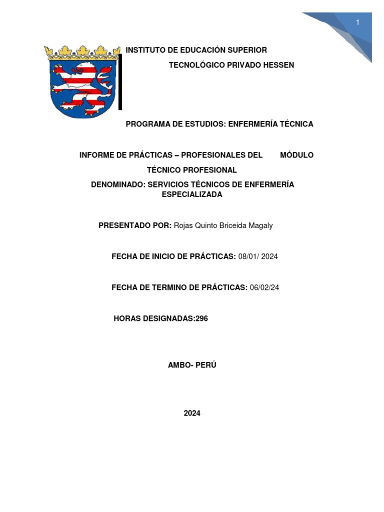 Practica Vi Semestre Ambo.01 | PDF | Medicina | Especialidades Medicas