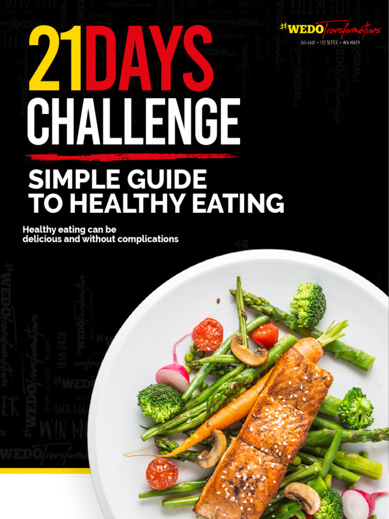 Challenge: Simple Guide To Healthy Eating | PDF | Carbohydrates | Fat