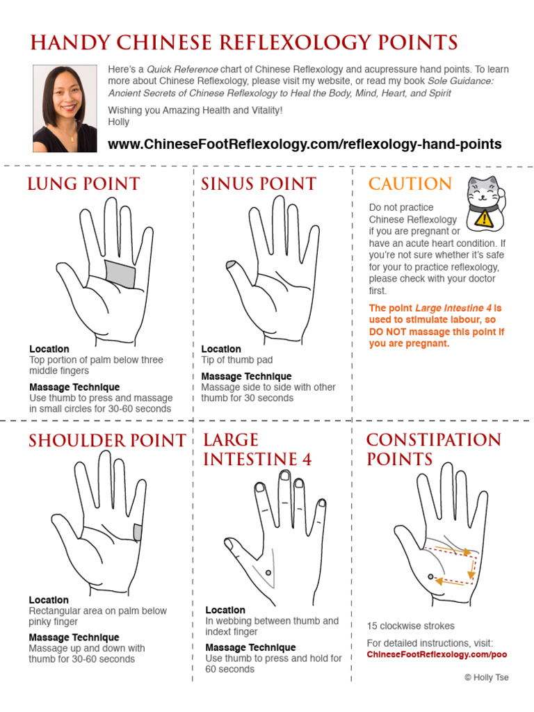 Chinese Reflexology Hand Points 2 | PDF | Massage | Physical Therapy