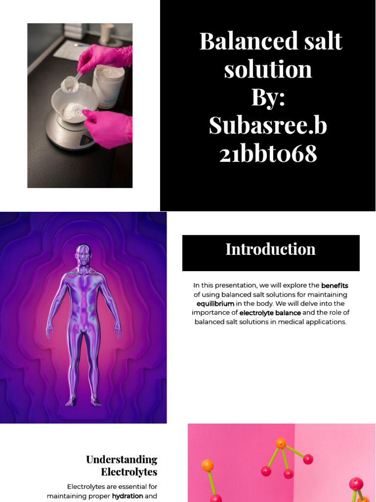 Balanced Salt Solution S | PDF