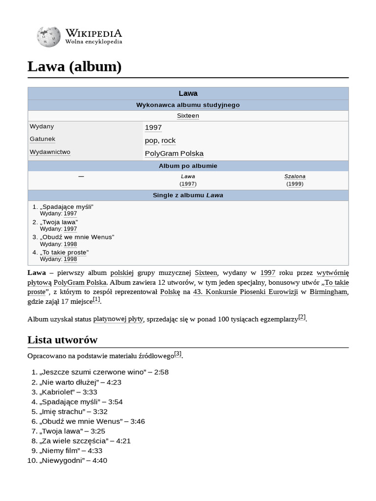 Lawa (Album) | PDF