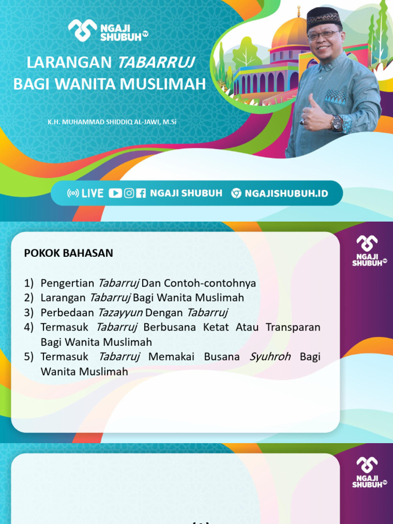 Larangan Tabarruj bagi Wanita Muslimah | PDF
