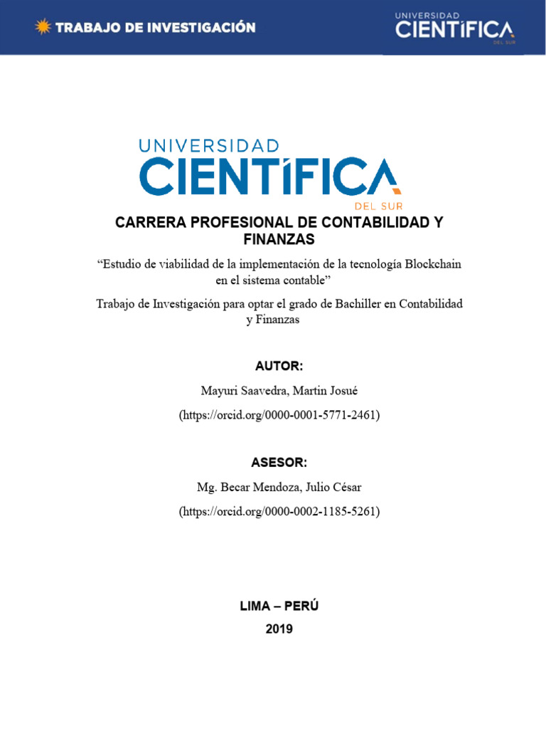 Blockchain en Contabilidad y Finanzas | PDF | Bitcoin | Criptomoneda