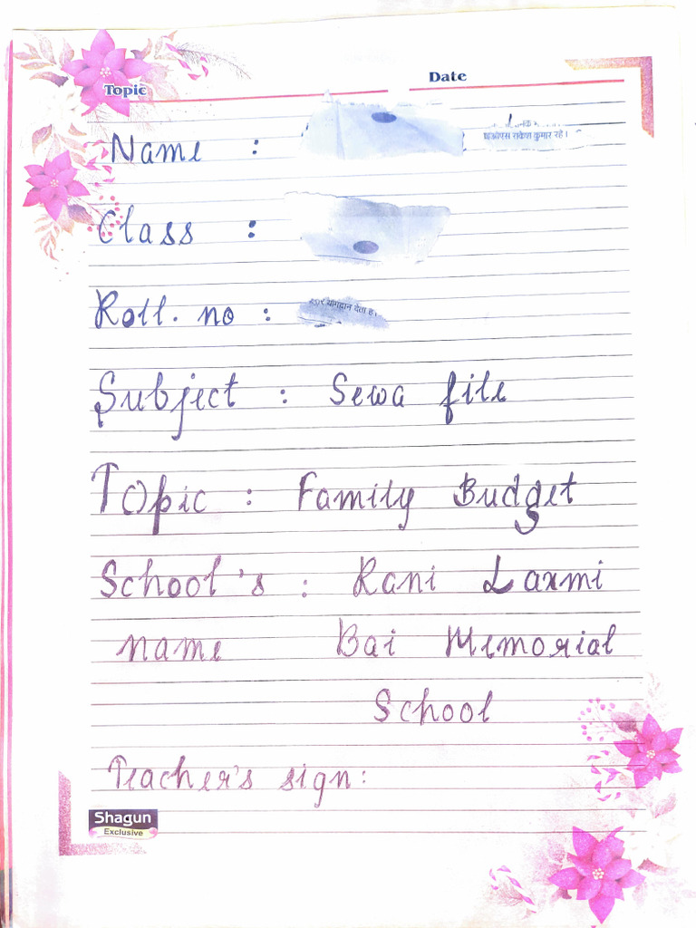 Sewa Project For Class 12 | PDF