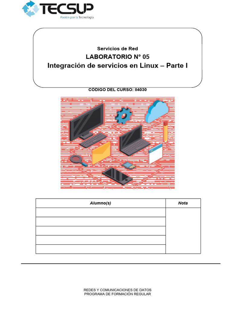Laboratorio 05 - Primer Integrador | Descargar gratis PDF | Protocolo de transferencia de ...