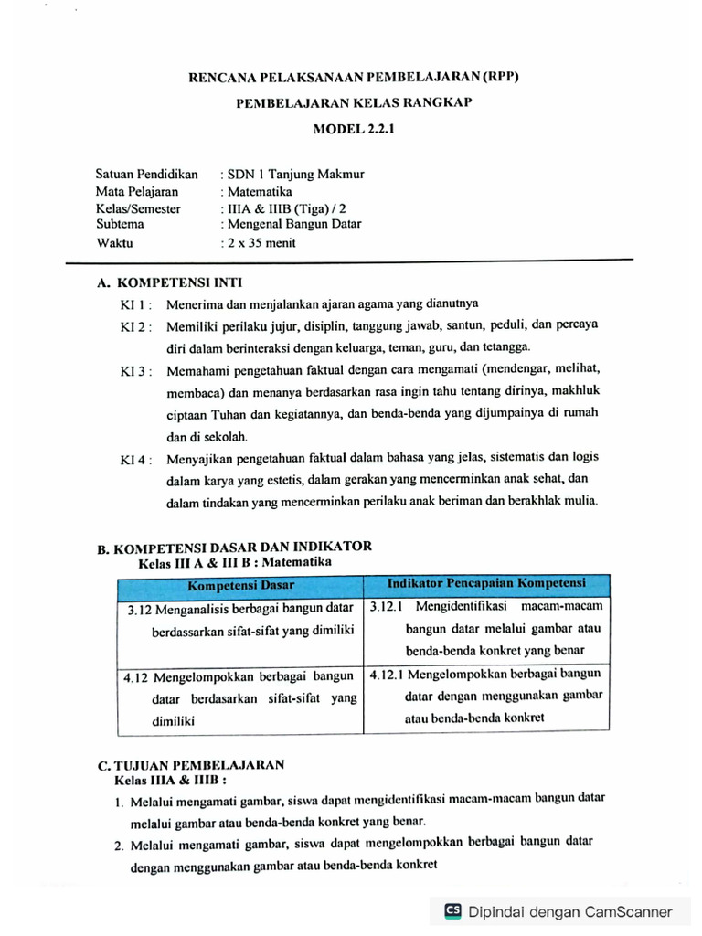 RPP ISTIKOMAH Lls - Rangkap | PDF