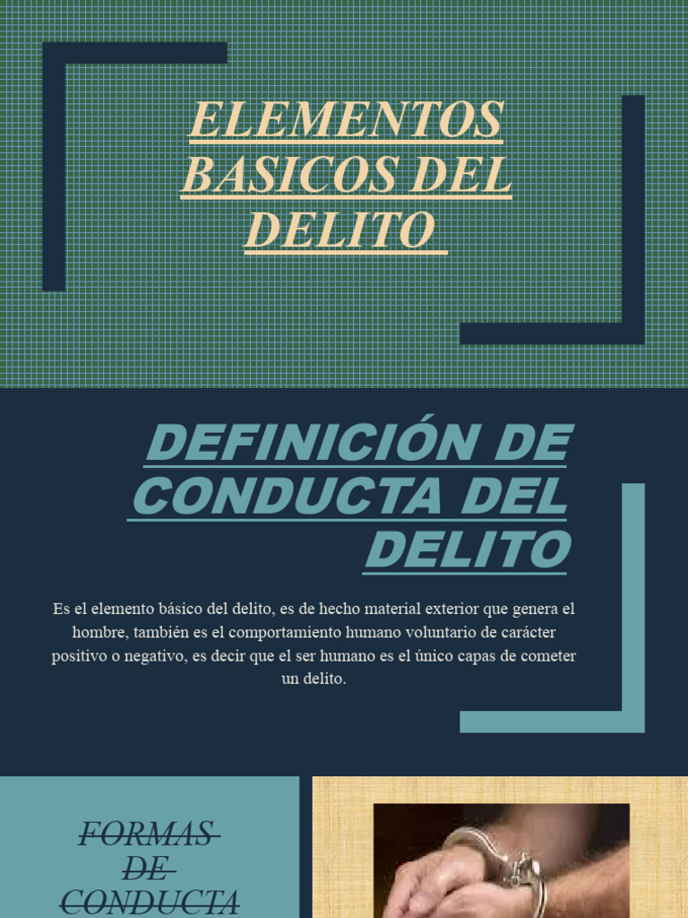 Elementos Basicos Del Delito | PDF | Justicia | Crimen y violencia