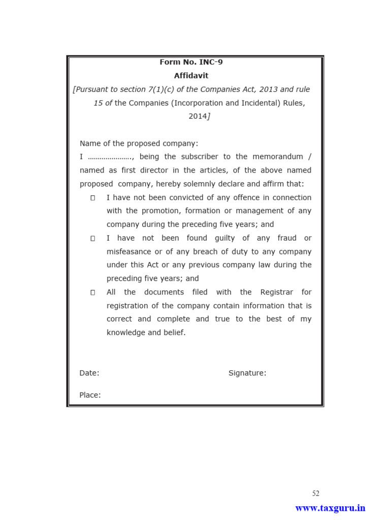 INC Forms Taxguru - in | PDF | Trademark | Expense