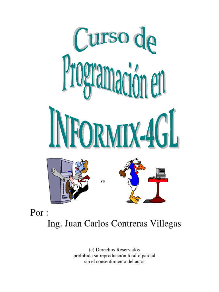 00 Informix 4gl Espanol2-1 | PDF | Lenguaje de programación | Bases de datos