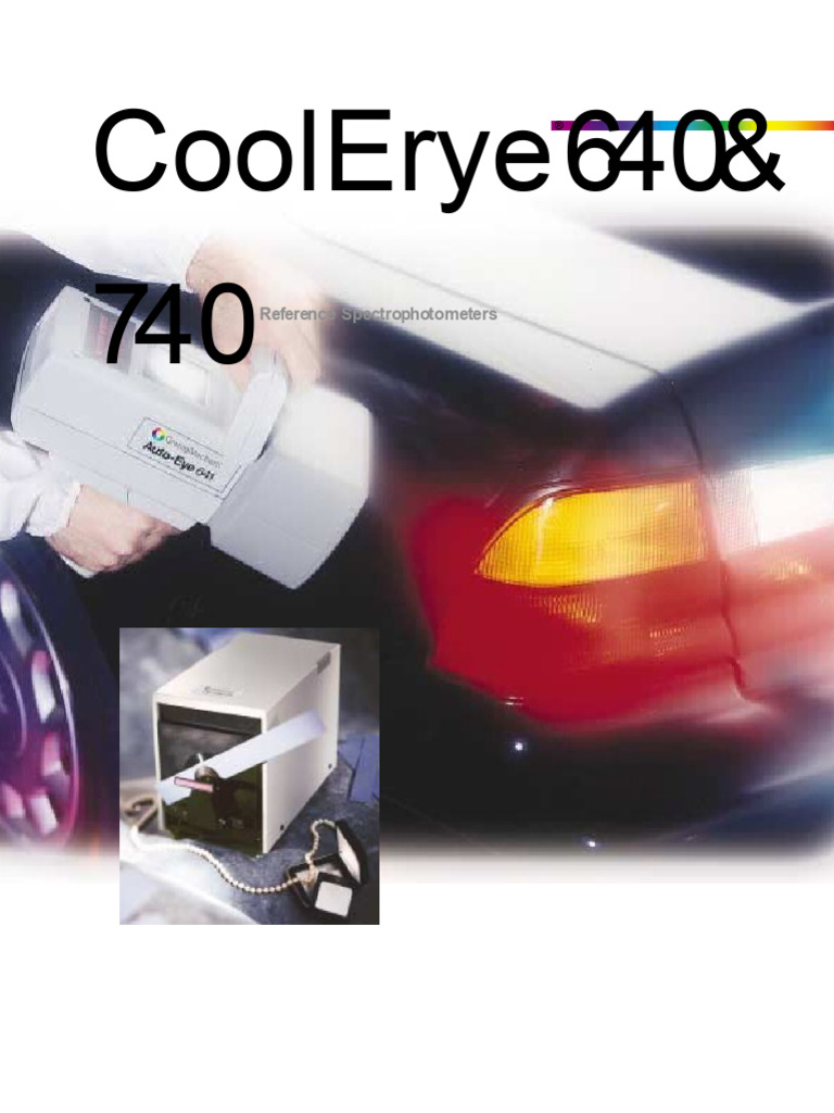 Coloreye-740 Brochure en | PDF | Spectrophotometry | Electromagnetic ...