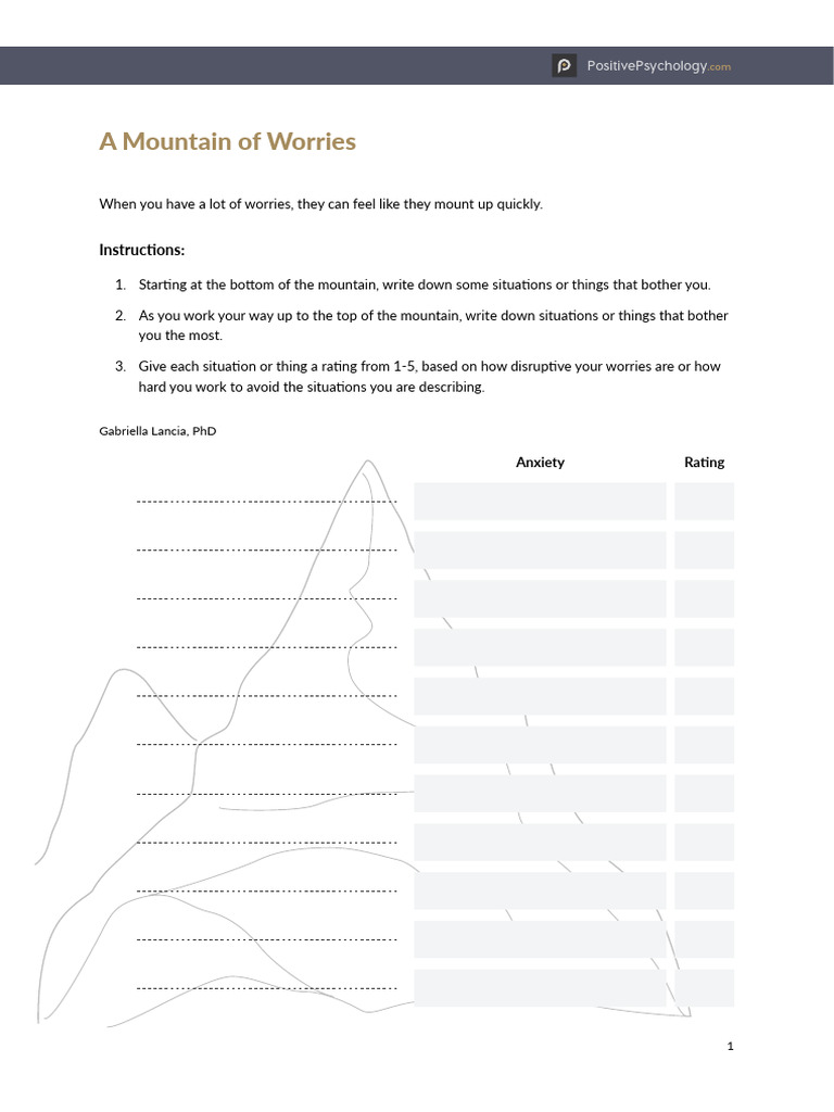 A Mountain of Worries | PDF