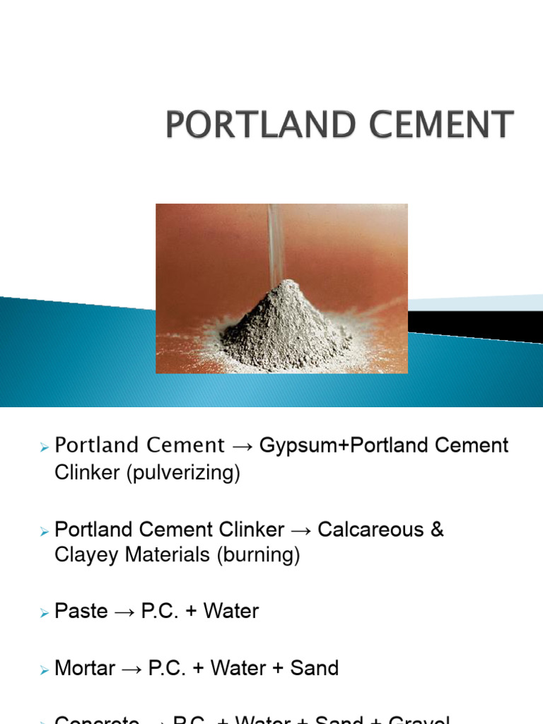 Portland Cement | Download Free PDF | Cement | Limestone