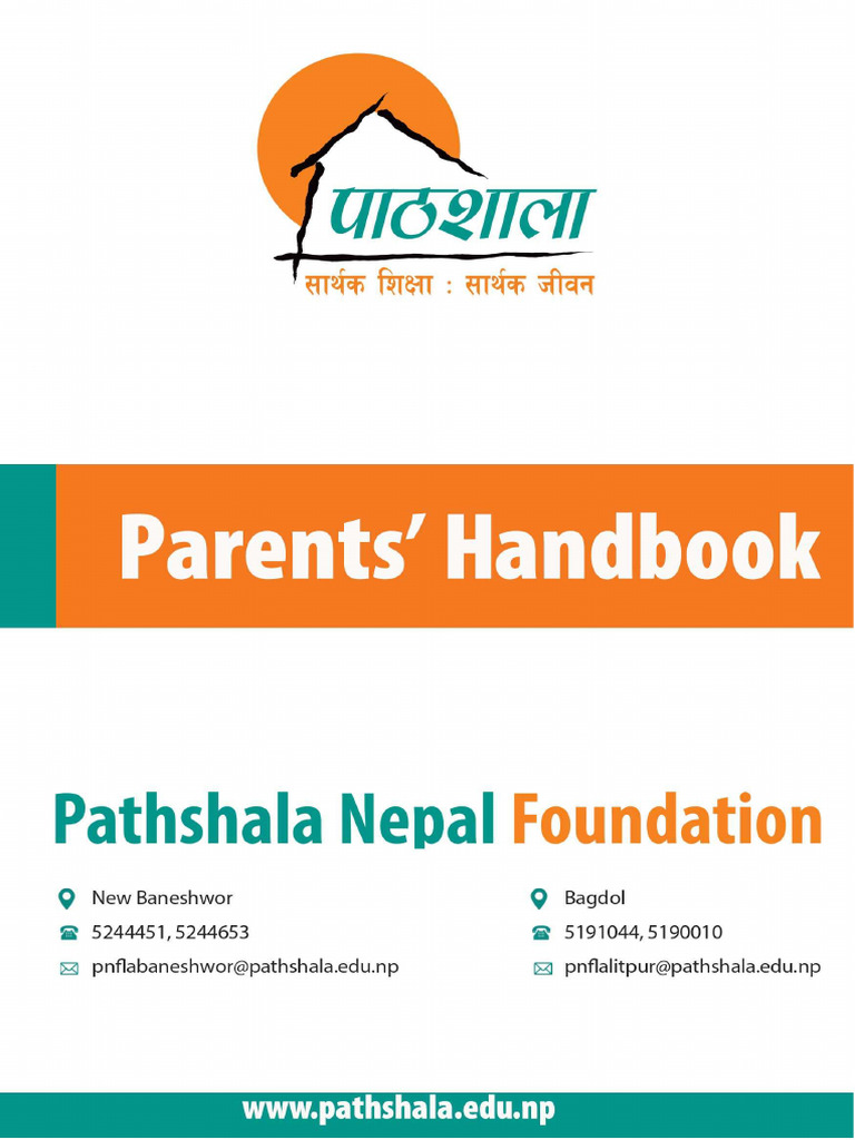 Parents Hand Book 2081 | PDF | Teachers | Curriculum