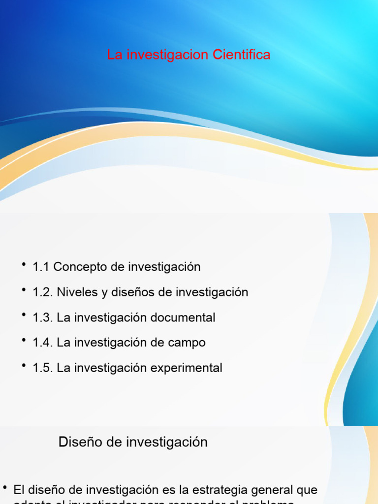 La Investigacion Cientifica | PDF | Metodología | Método científico