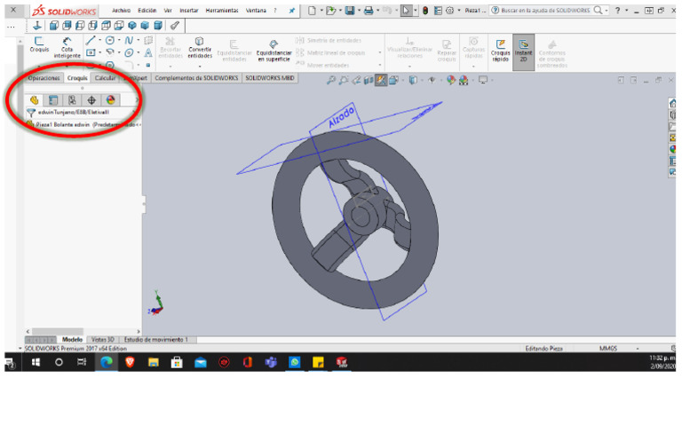 Volante E8B ElectivaIII | PDF