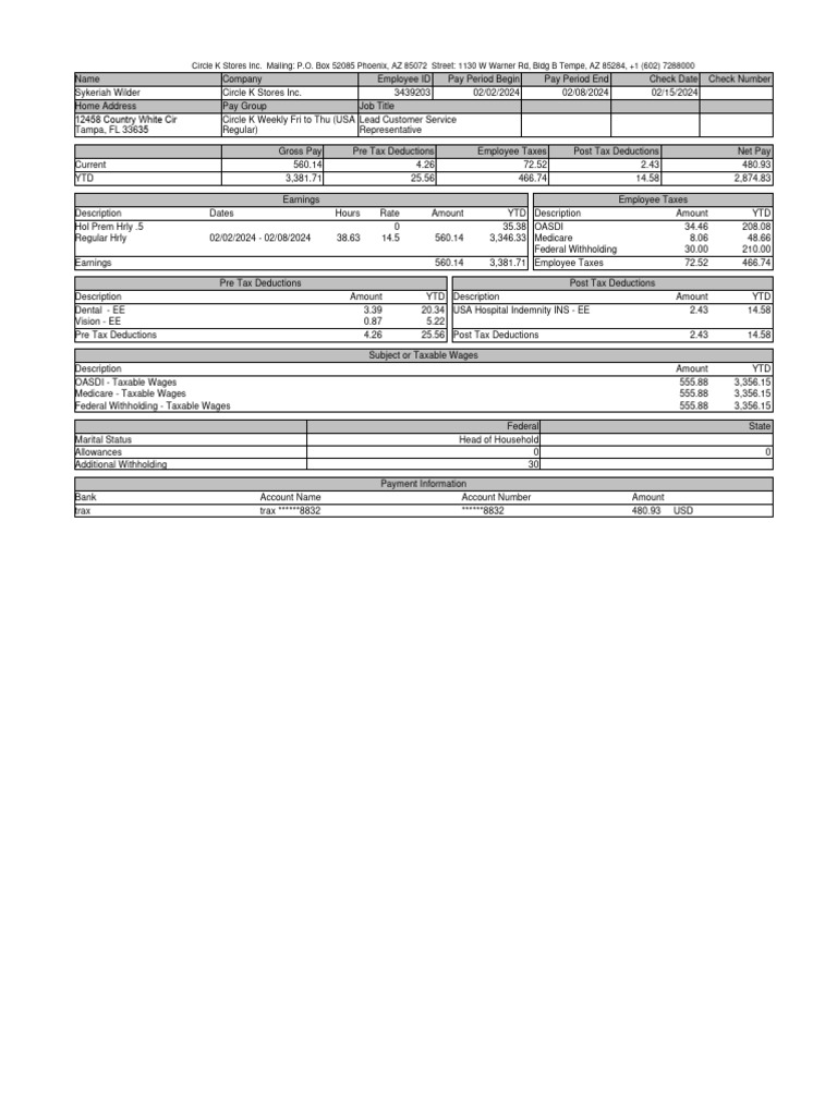 Custom ESS Payslip - Payslip To Print 03 03 2024 | PDF | Social ...