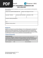 Learner Declaration Sheet | PDF | Computers