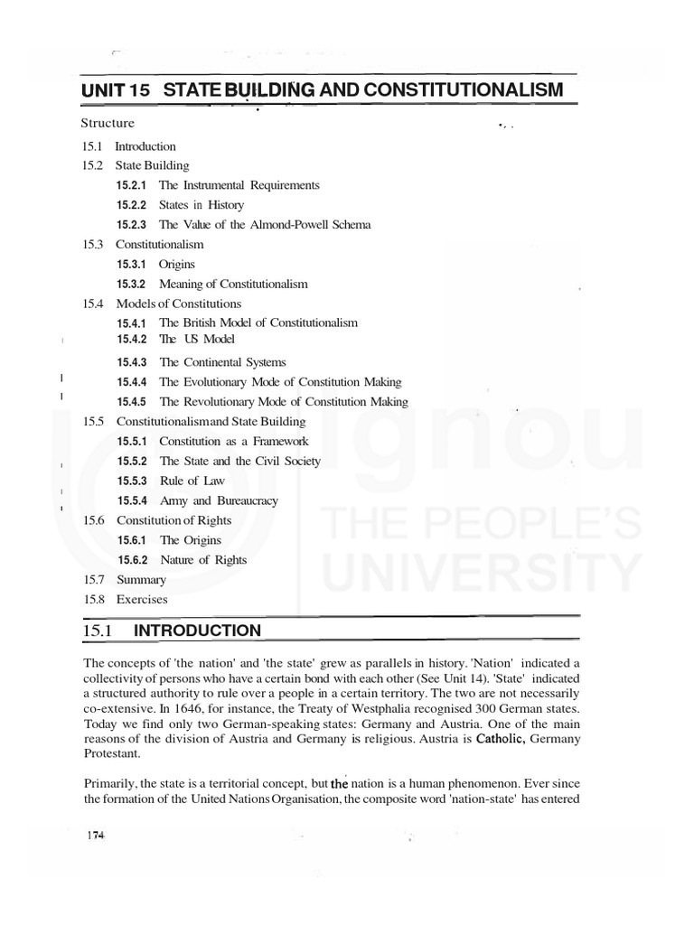 Constitutionalism Notes Pdf Constitution American Government