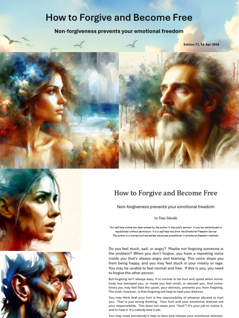 How To Forgive and Be Free ENGLISH Illustrated v11 For Emailing 9pgs ...