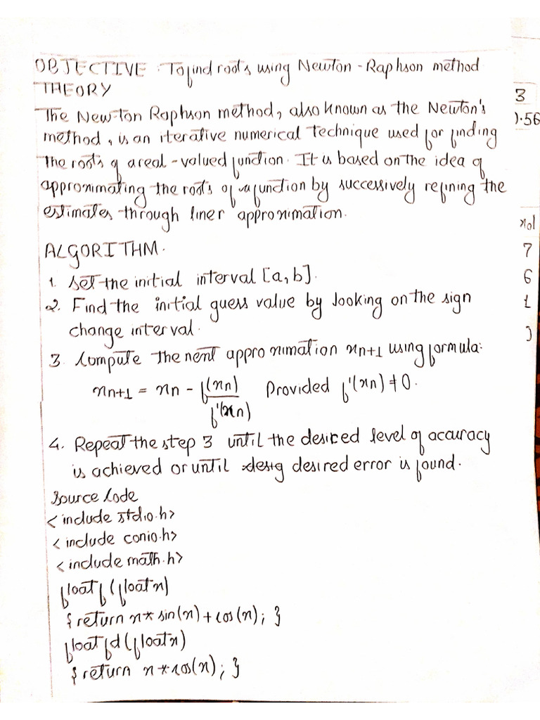 Numerical Method Lab | PDF