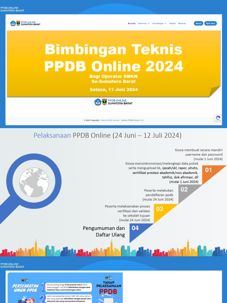 PPDB Online 2024 Operator SMK Negeri | PDF