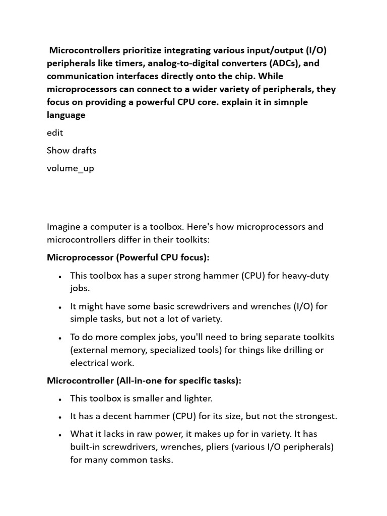 My Notes Micro | PDF | Central Processing Unit | Microcontroller