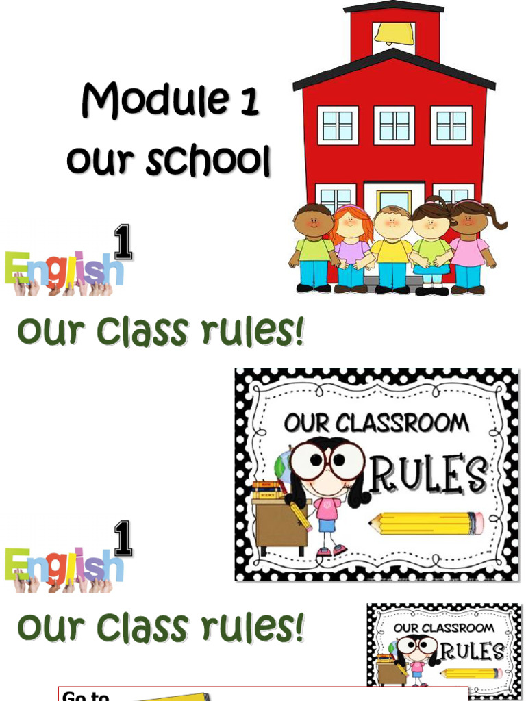 20-21 E1 1.1 Our Class Rules - Class | Download Free PDF | Teachers ...