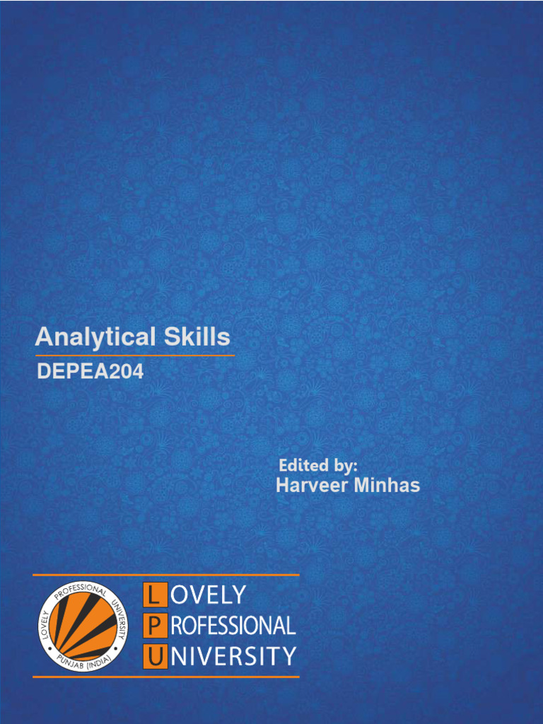 8806 Depea204 Analytical Skills | PDF | Numbers | Multiplication