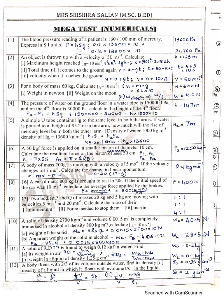 Numerical Solution | PDF