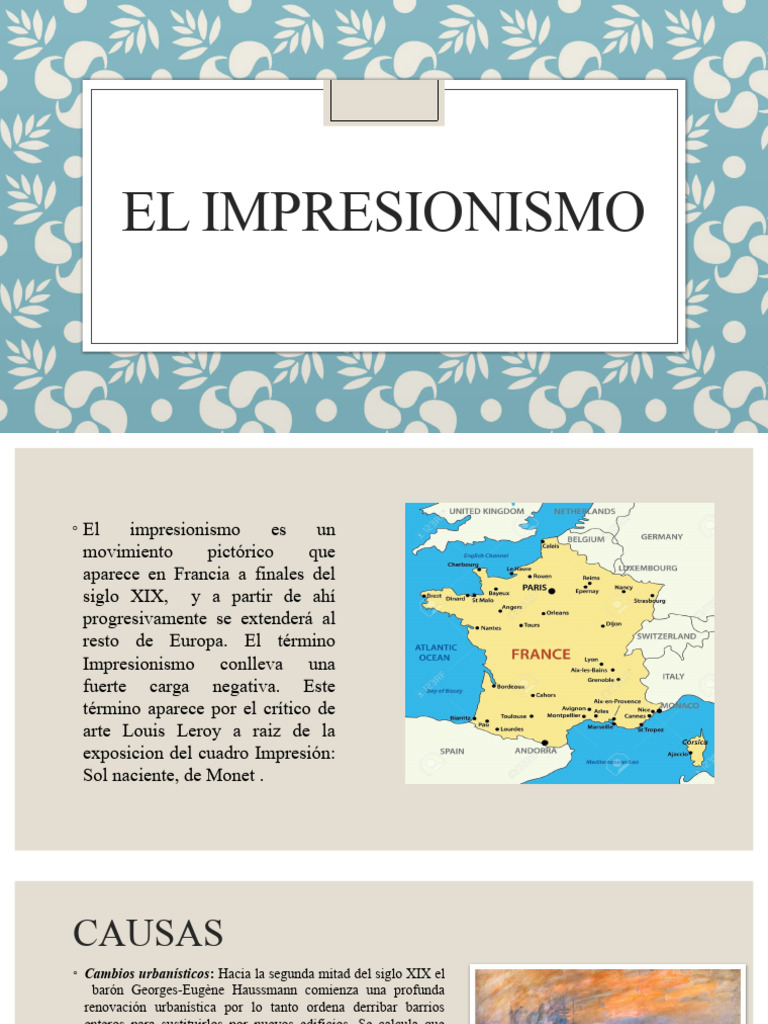 El Impresionismo | PDF | Impresionismo | Pierre Auguste Renoir