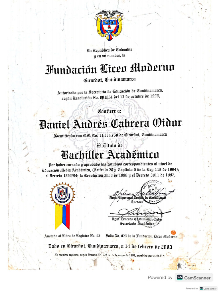 Diploma Daniel Pdf