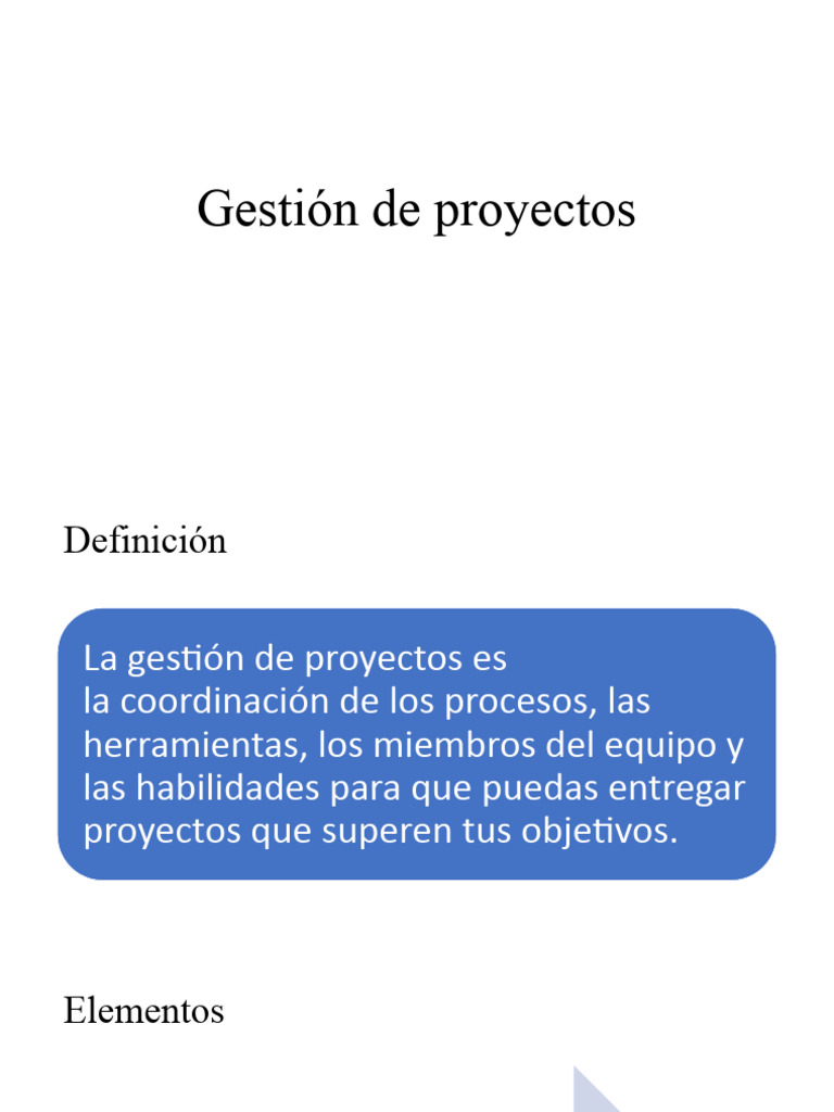 Gestión de Proyectos | PDF Gestión de Proyectos | PDF