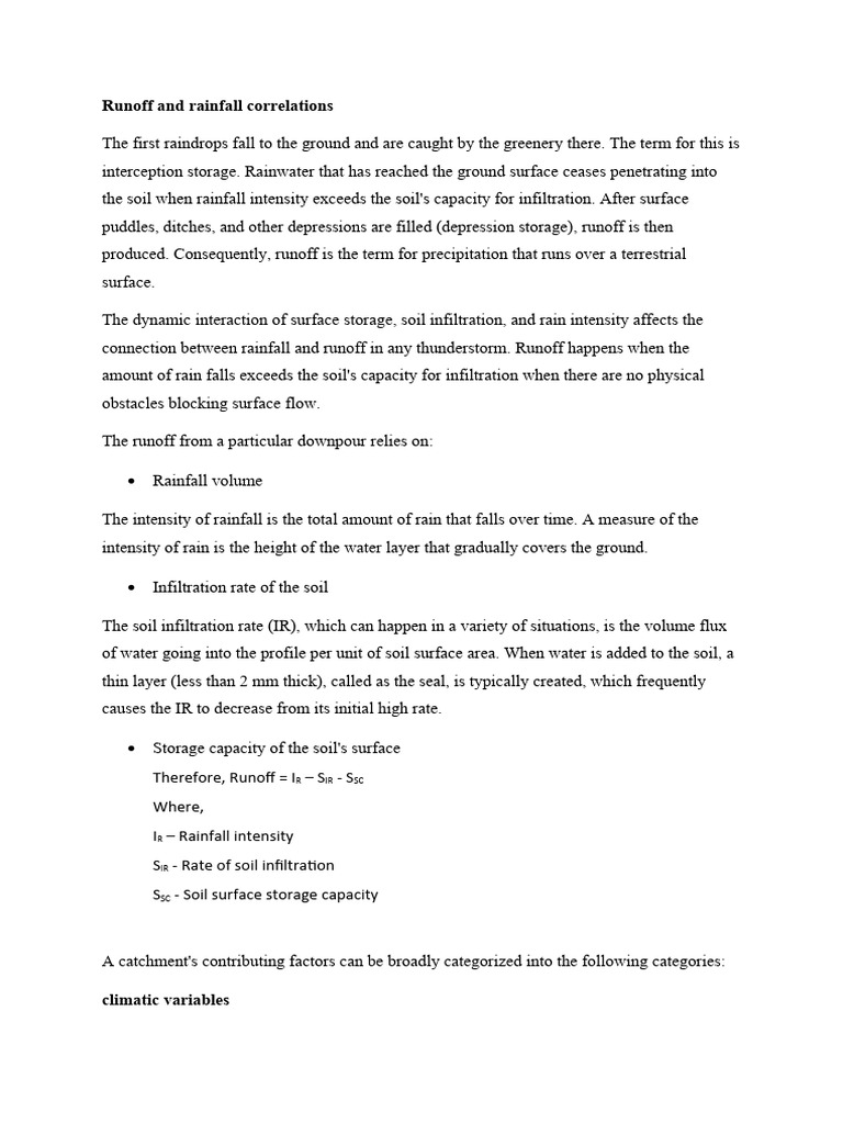 HYDRO 1 | Download Free PDF | Surface Runoff | Drainage Basin