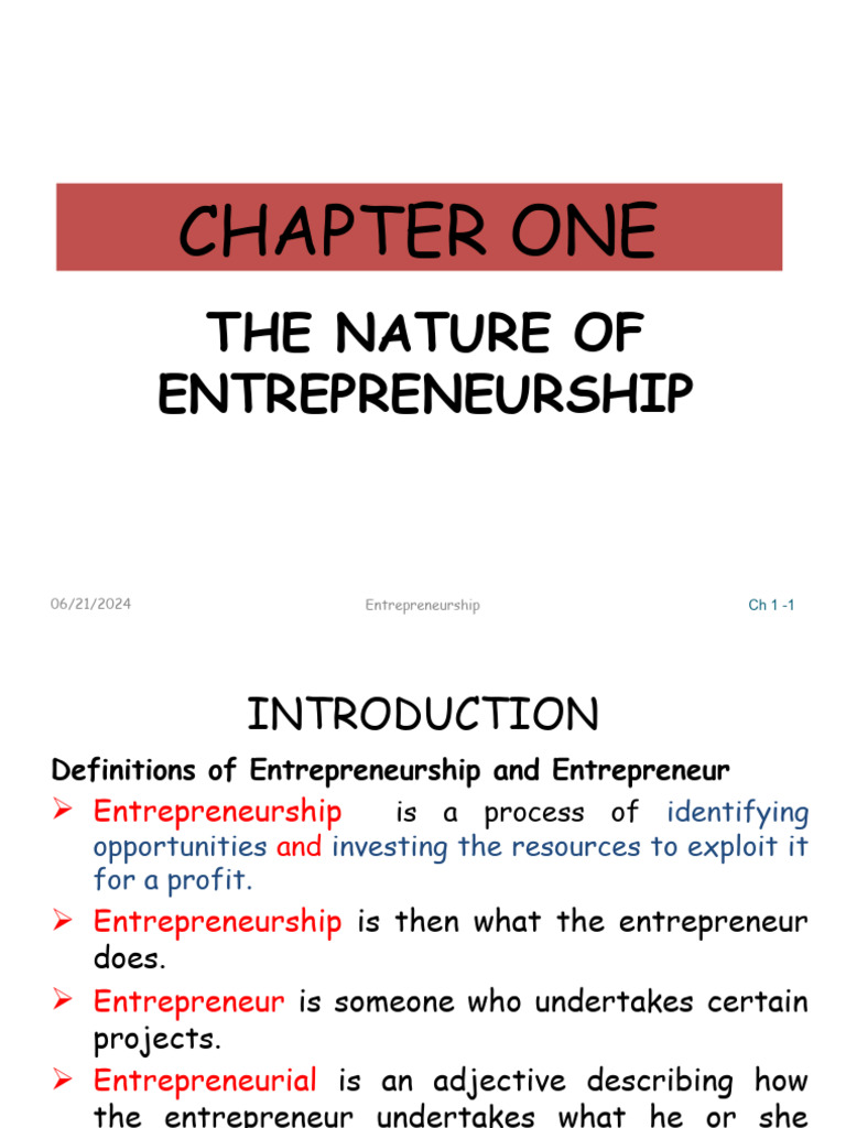 Entrepreneurship Short Note | PDF | Entrepreneurship | Marketing