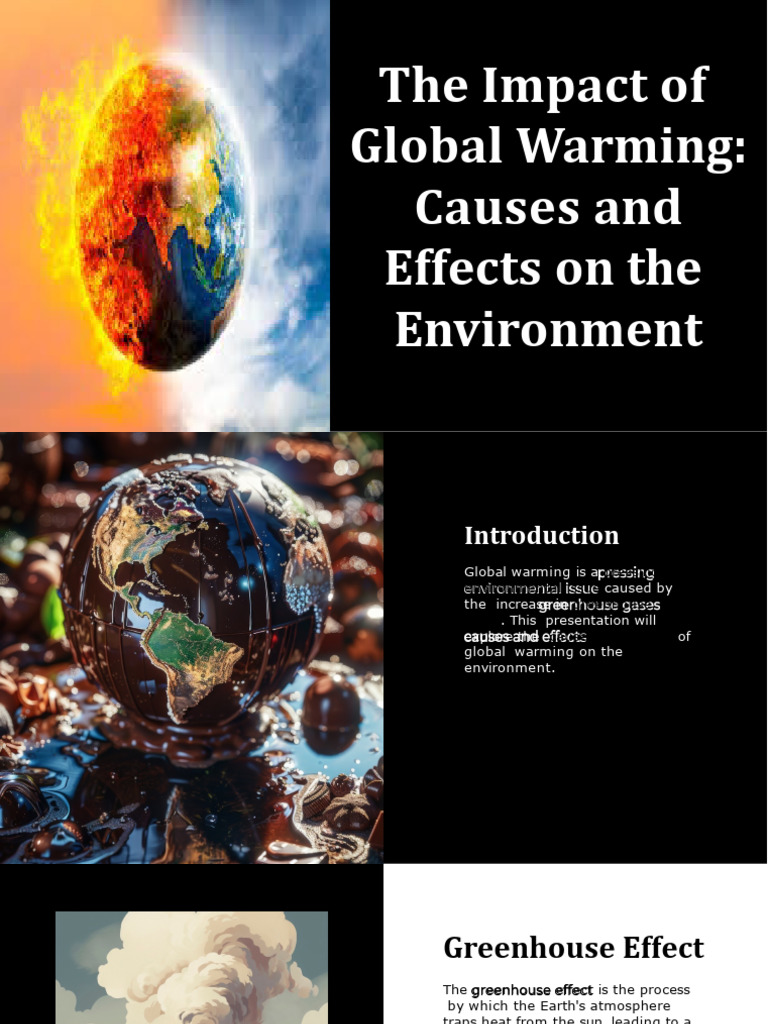 Global Warming: Causes and Effects | PDF | Climate Change | Greenhouse ...