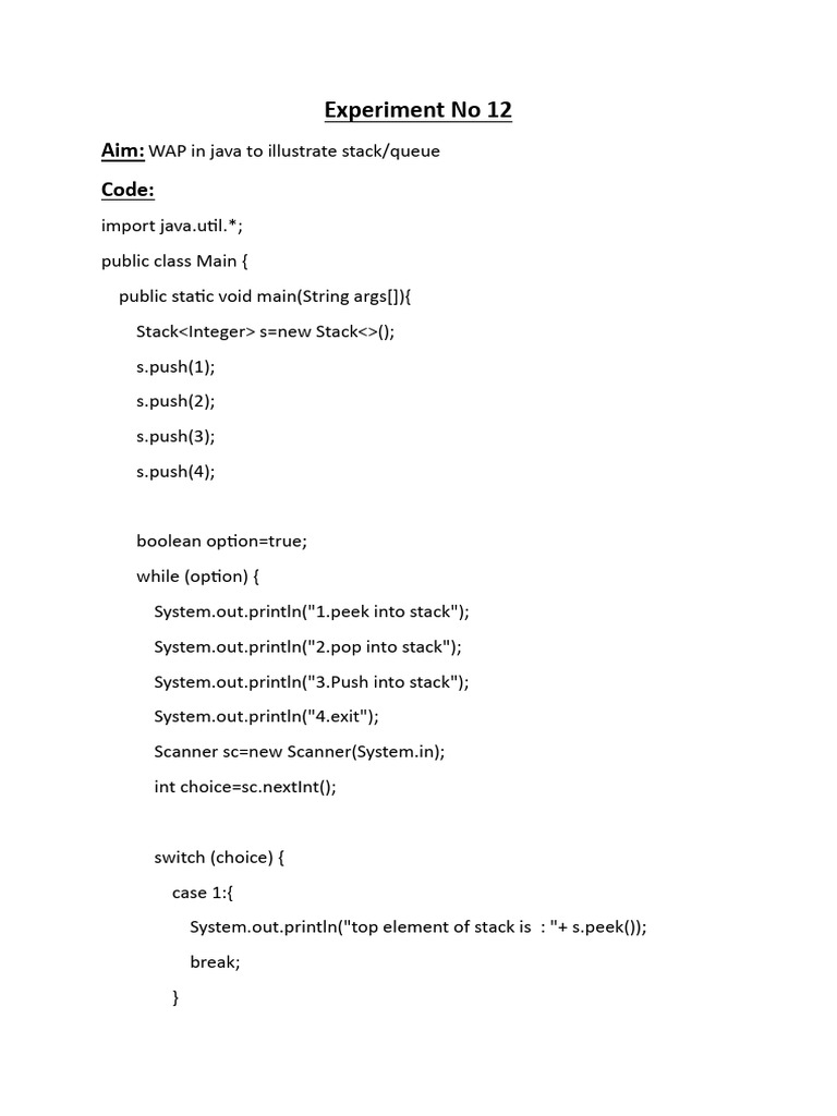 Experiment No 12-13 - VV | PDF