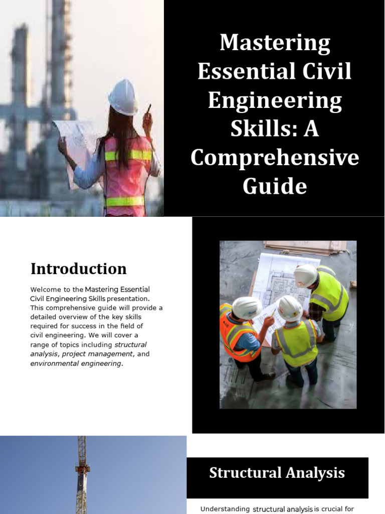 Essential Skills for Civil Engineering | PDF | Civil Engineering ...