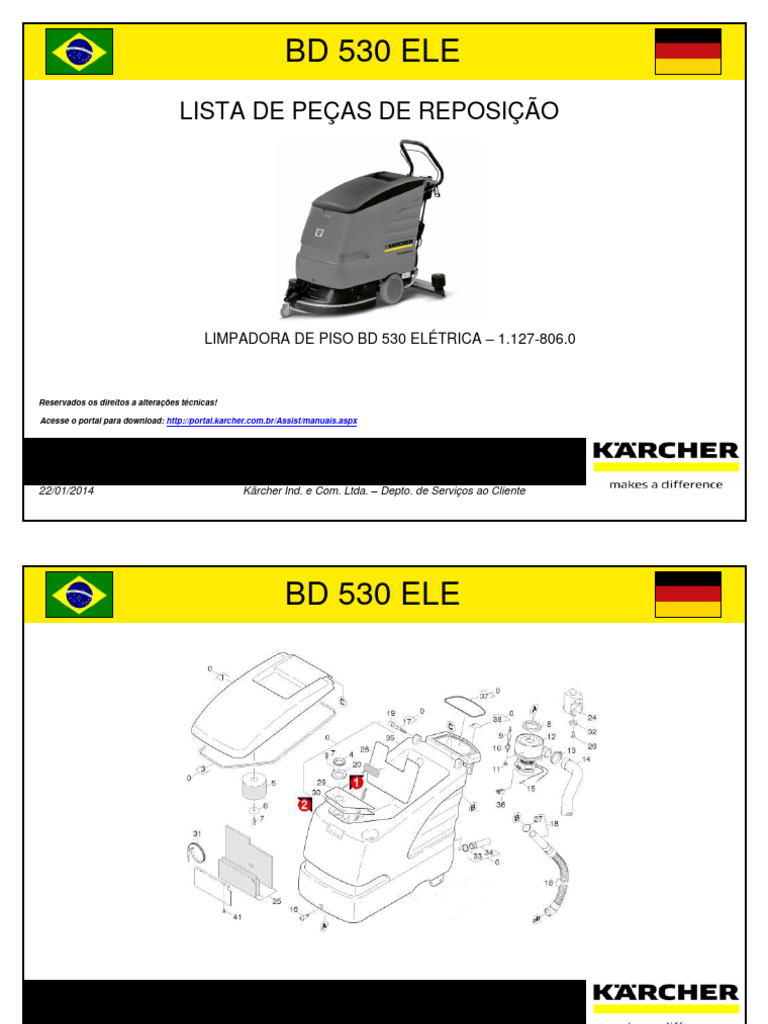 Vista Explodida BD530 ELET. de Fio | PDF | Parafuso | Bens manufaturados