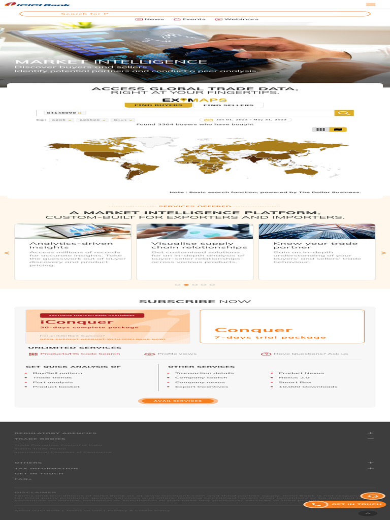 ICICI Bank Trade Emerge Platform Overview | PDF | Trade | Private Sector