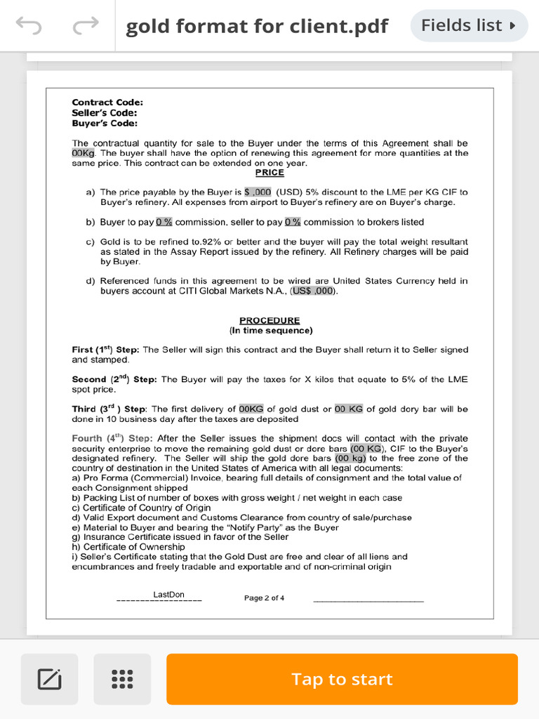 PDFfiller - Gold Format For Client PDF | PDF