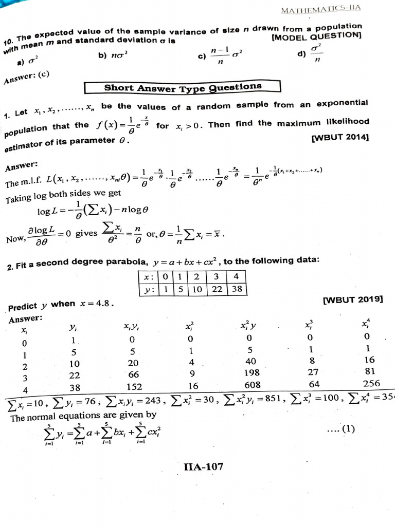 Applied Statistics... | Download Free PDF | Estimator | Bias Of An Estimator