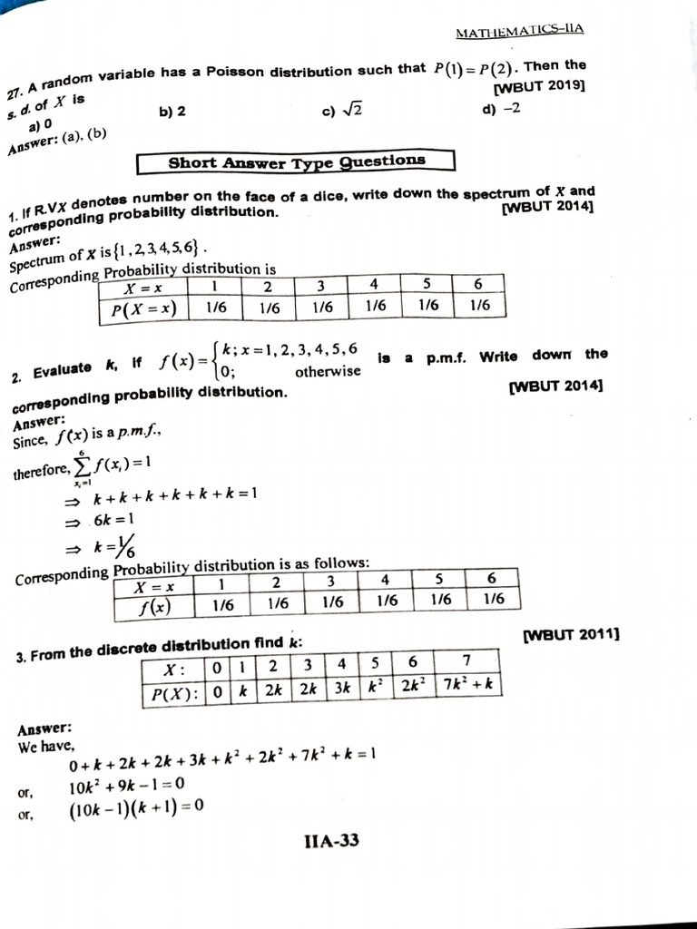 Probability Distribution..... | PDF