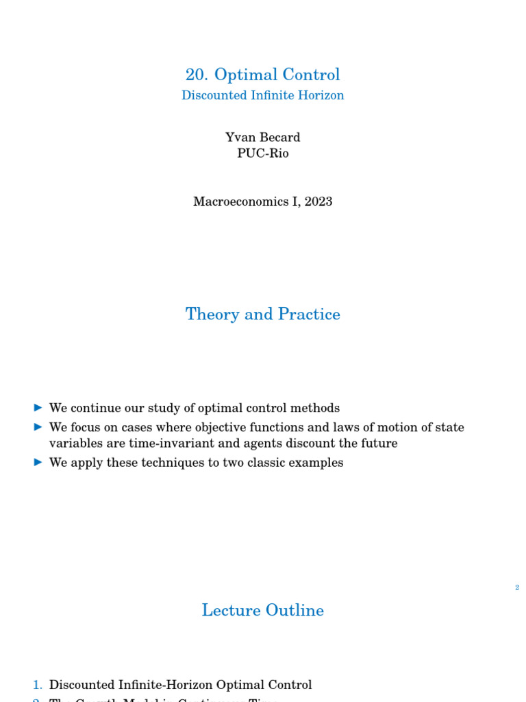 Optimal Control 2 | PDF | Optimal Control | Applied Mathematics Optimal Control 2 | PDF | Optimal Control | Applied Mathematics
